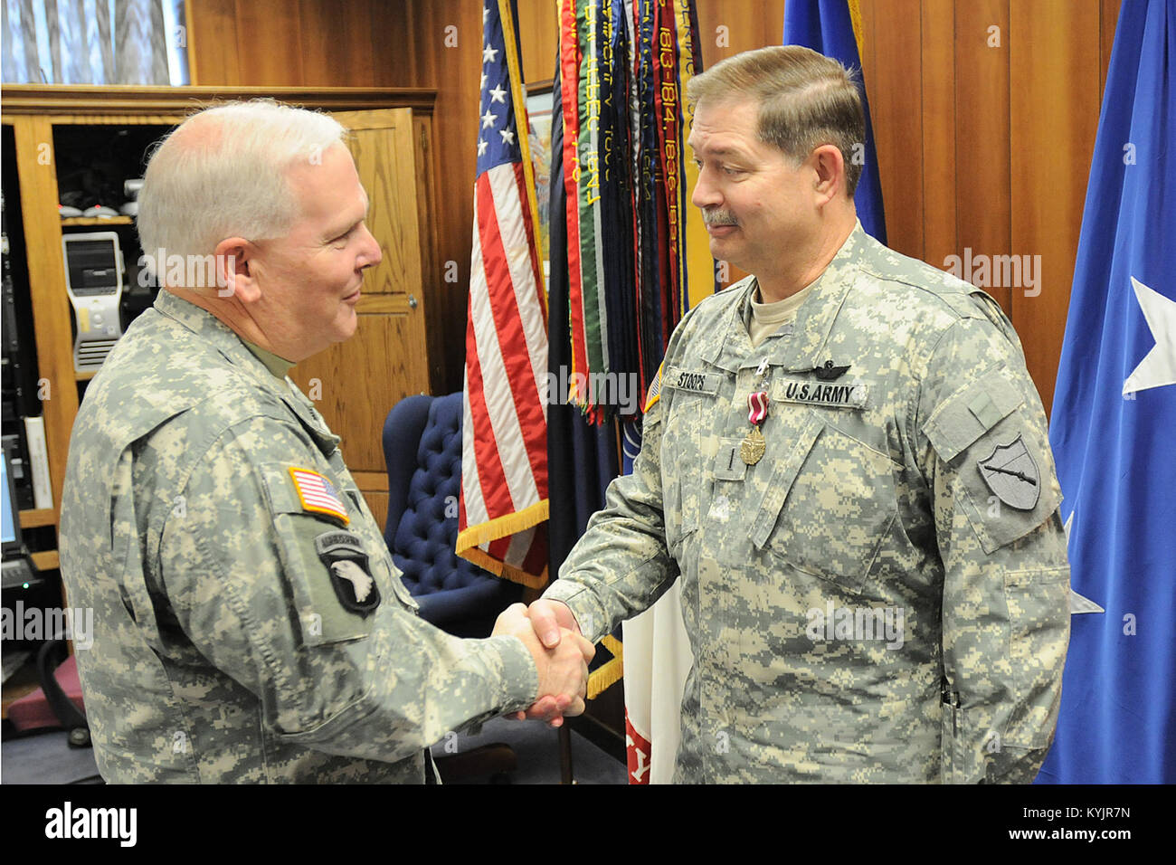 Kentucky Command Chief Warrant Officer Dean Stoops received the ...