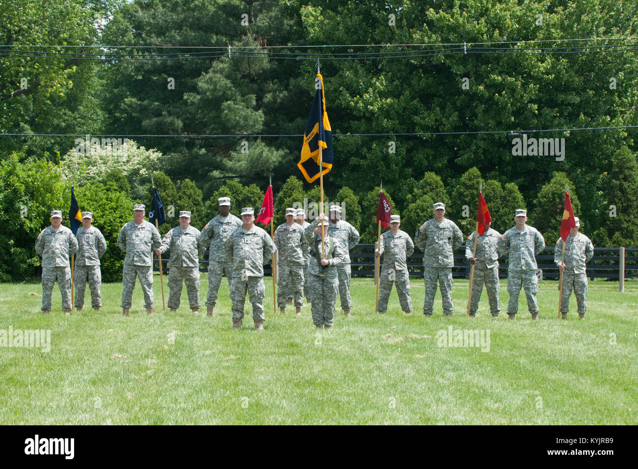 Lt. Col. Bryan Howay took charge of the 75th Troop Command during a ...