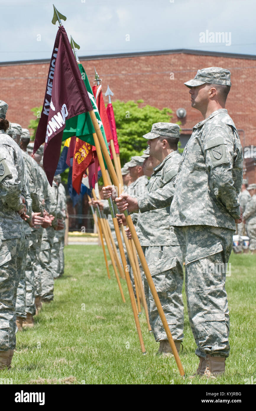 Lt. Col. Bryan Howay took charge of the 75th Troop Command during a ...