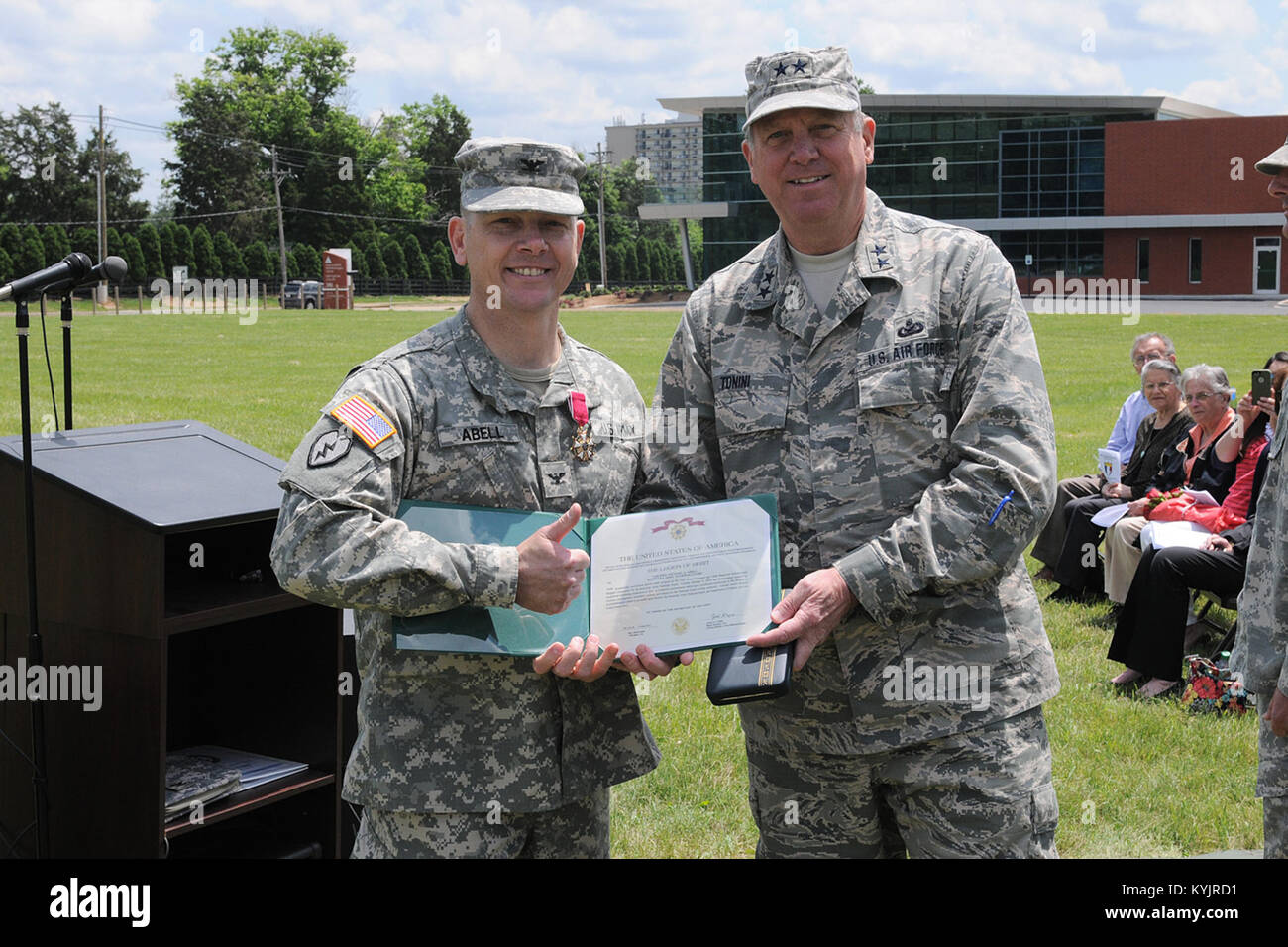 Lt. Col. Bryan Howay took charge of the 75th Troop Command during a ...