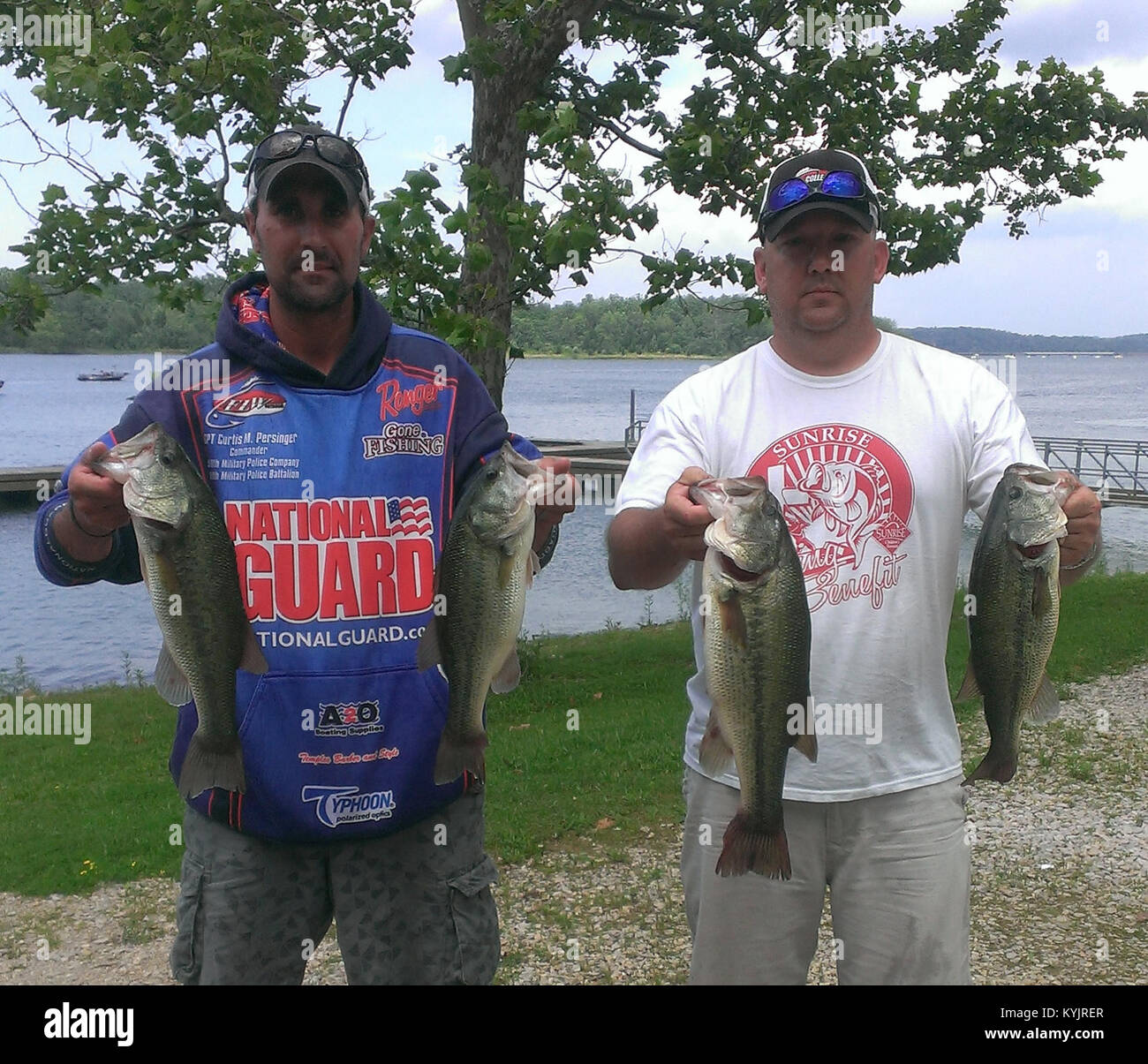 US military National Guard sports event. Fishing competition Stock ...