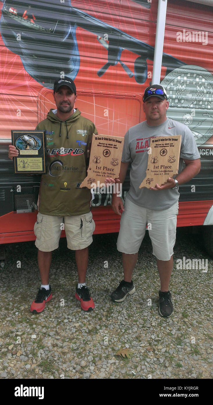 US military National Guard sports event. Fishing competition Stock ...