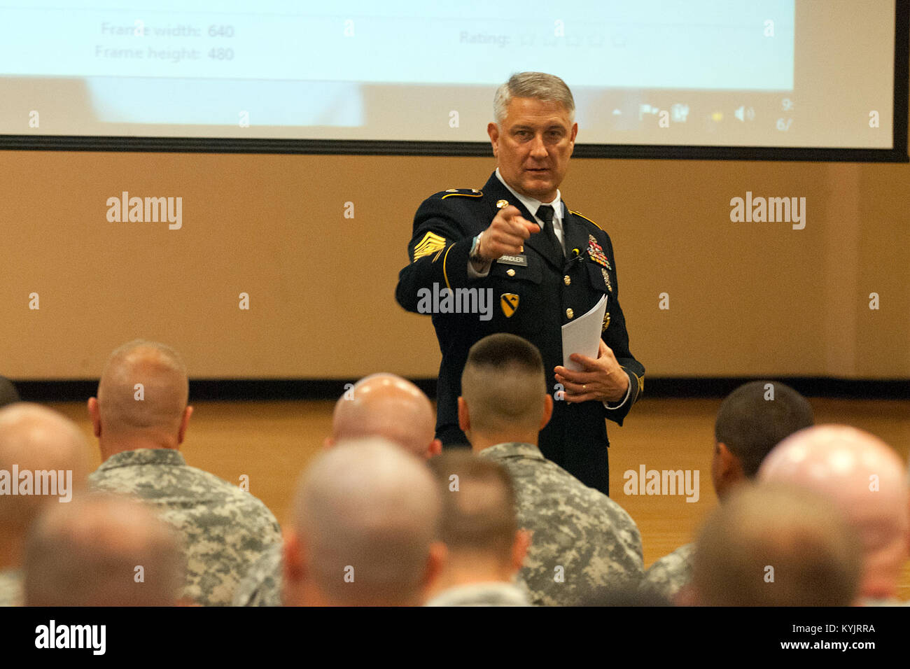 Sgt. Maj. of the Army Raymond F. Chandler III paid a visit to Soldiers ...