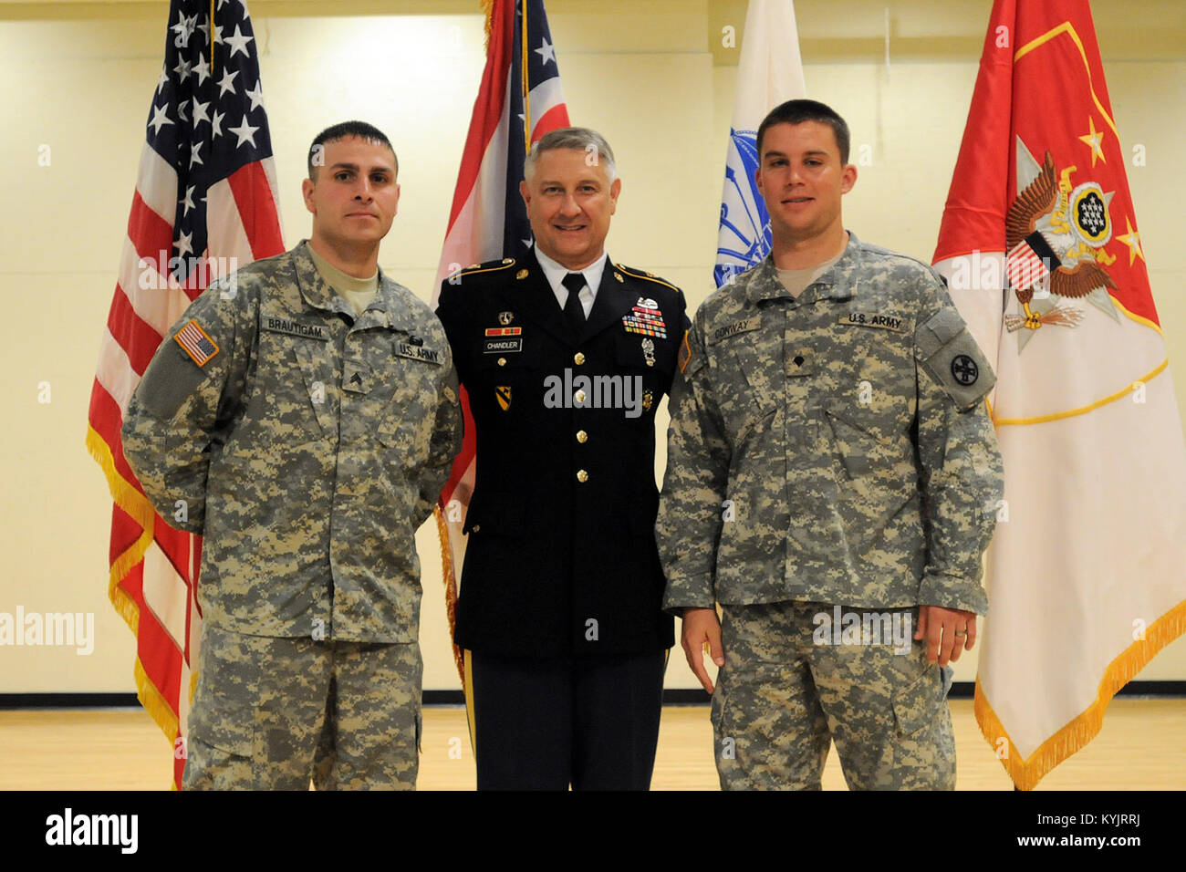 Sgt. Maj. of the Army Raymond F. Chandler III paid a visit to Soldiers at an Ohio National Guard ...