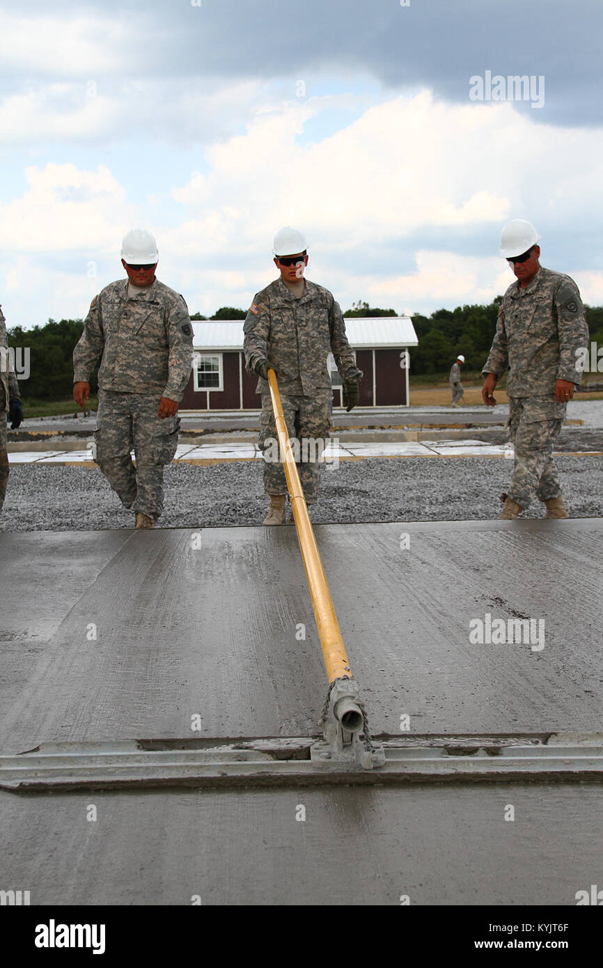 Soldiers with the 149th Vertical Construction Company construct ...