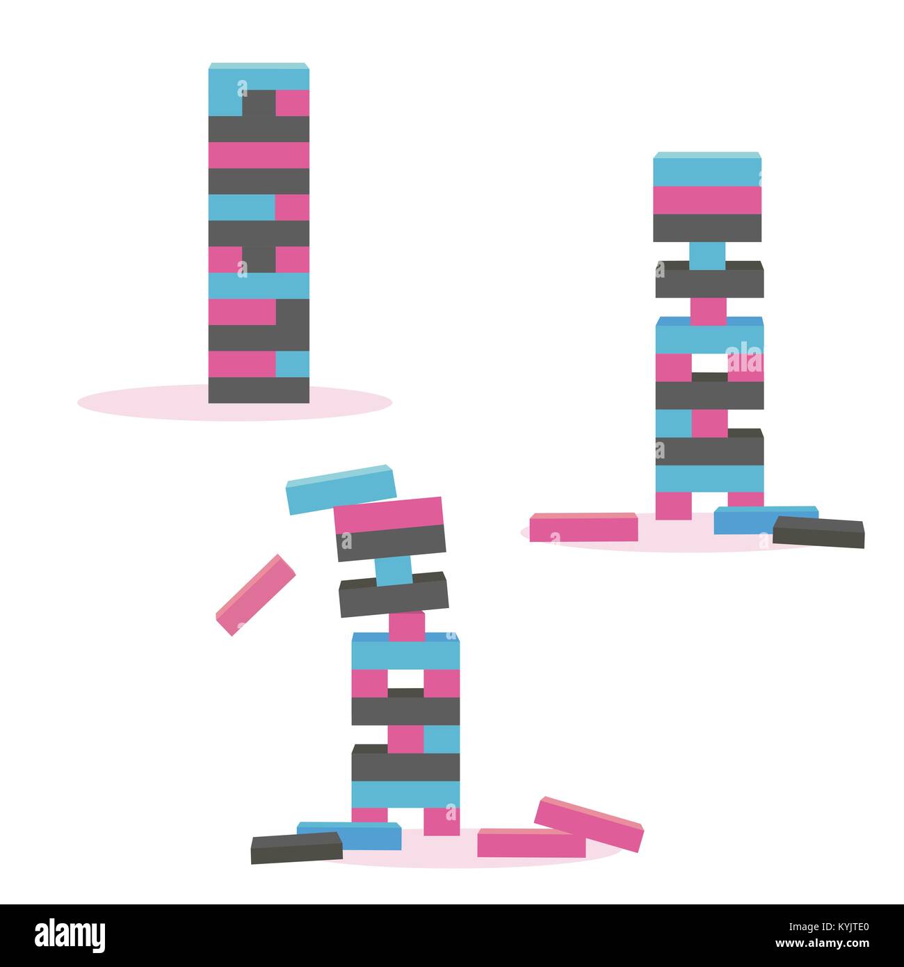 Set of tower game jenga. Wooden block game Stock Vector Image & Art - Alamy Set of tower game jenga. Wooden block game Stock Vector Image & Art - Alamy