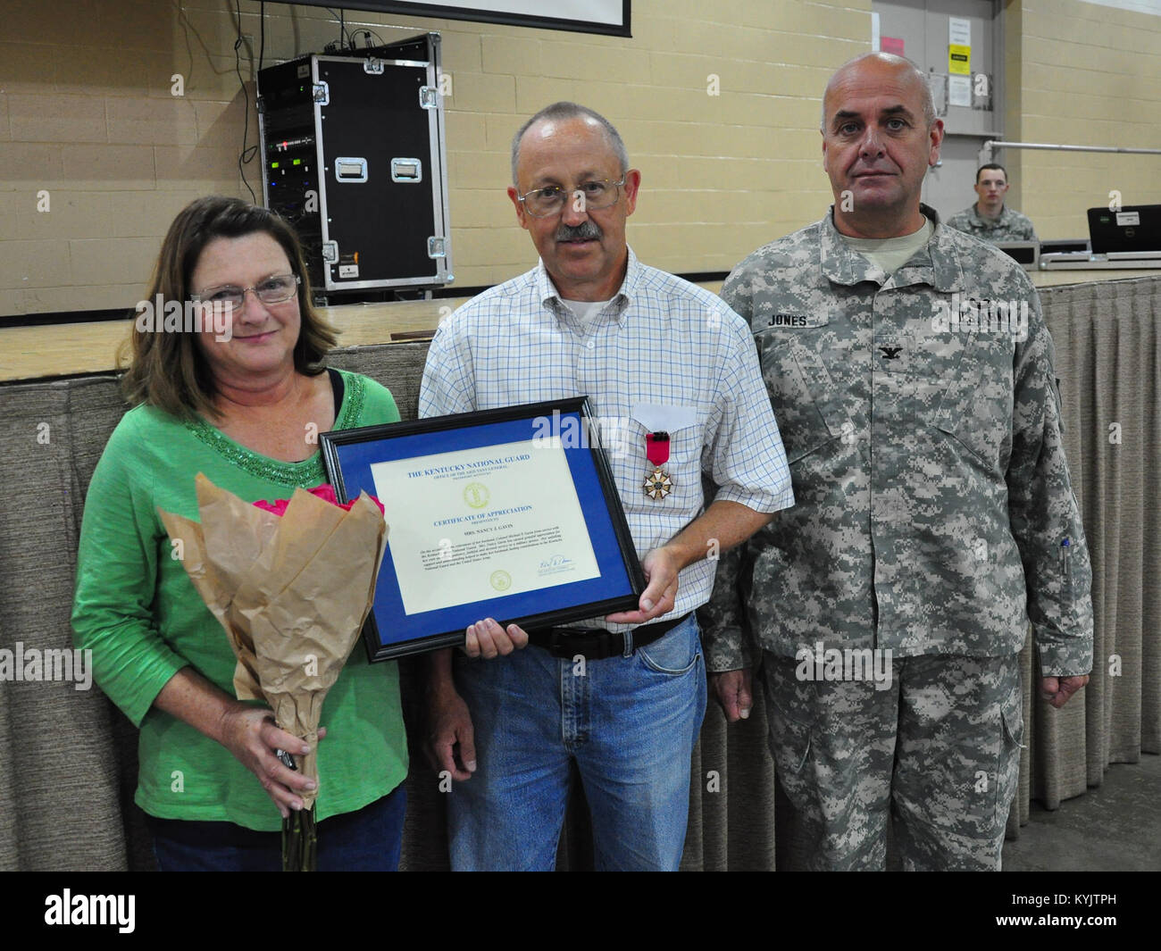 US army national guard awards ceremony Stock Photo - Alamy