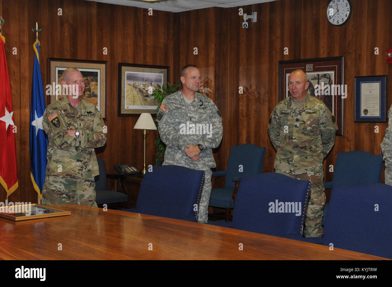 US army national guard awards ceremony Stock Photo - Alamy