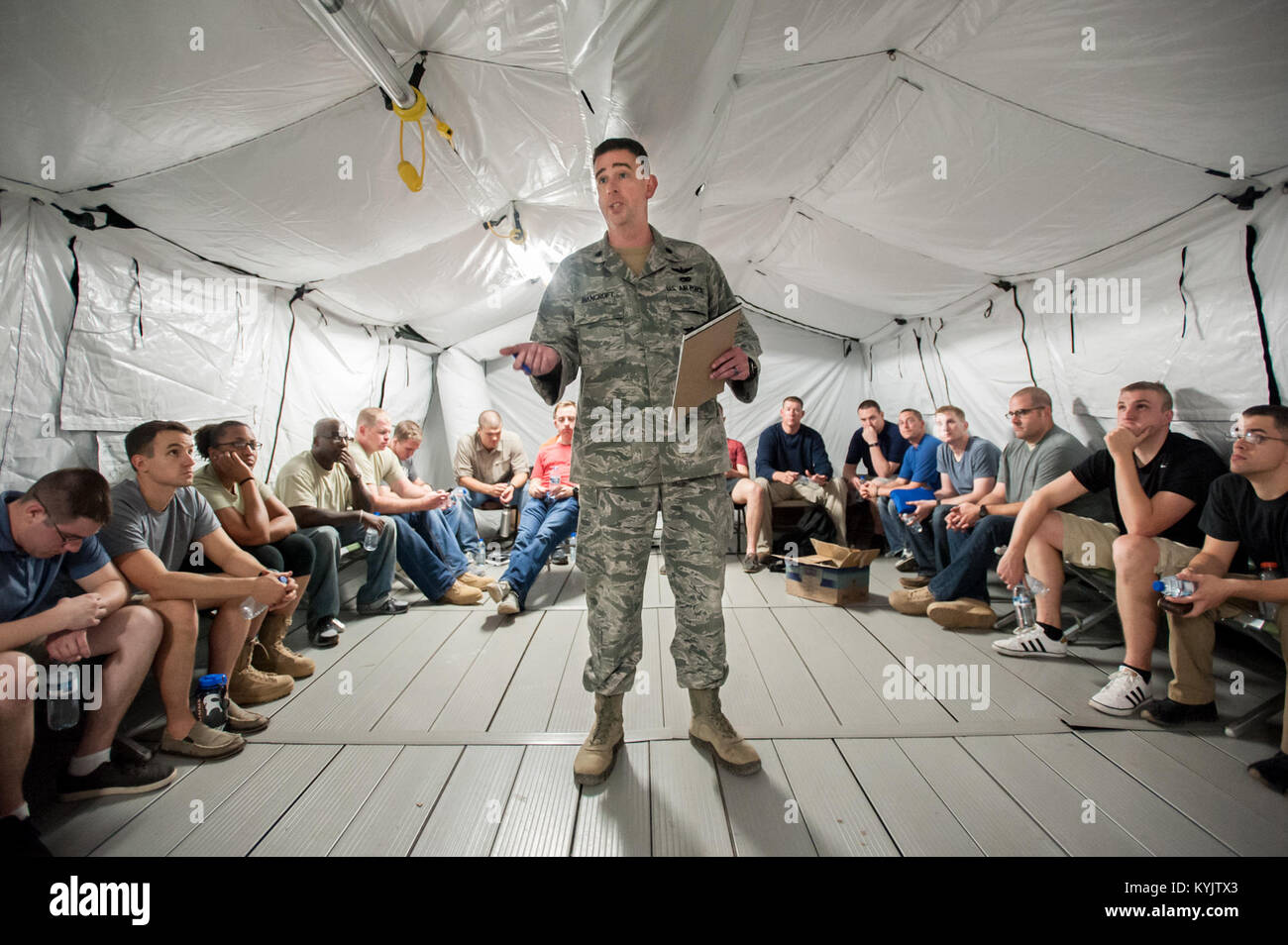 U.S. Air Force Lt. Col. Bruce Bancroft of the Kentucky Air National ...