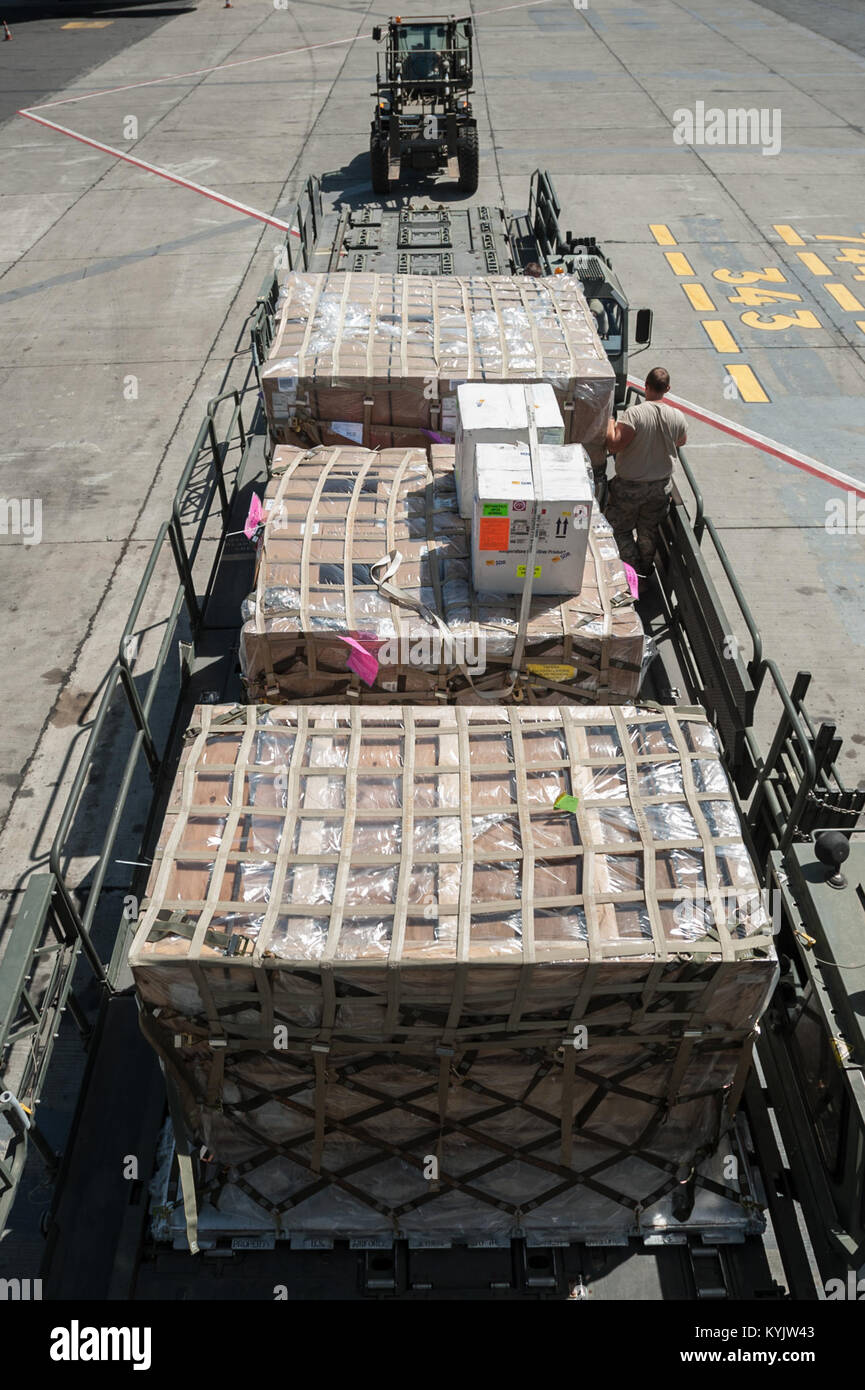 Aerial porters from the Kentucky Air National Guard’s 123rd Contingency ...