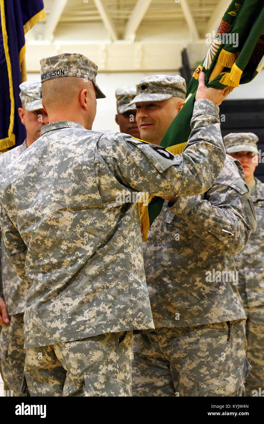 Maj. Timothy Starke takes charge of the 198th Military Police Battalion ...