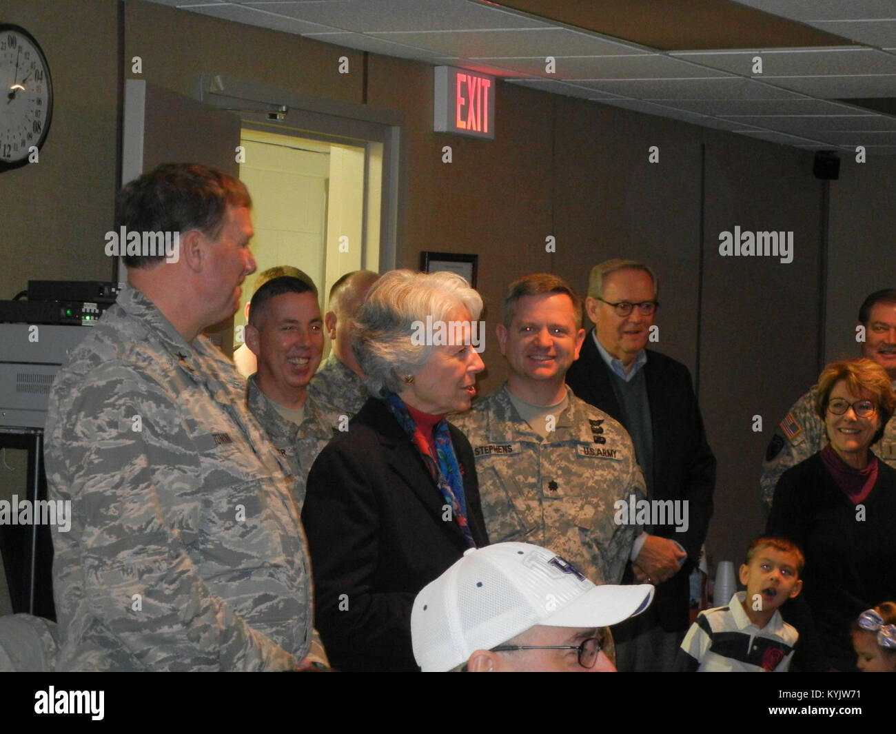 US army national guard veterans and families Stock Photo - Alamy