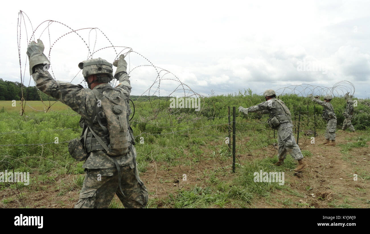 Concertina wire fence hi-res stock photography and images - Alamy