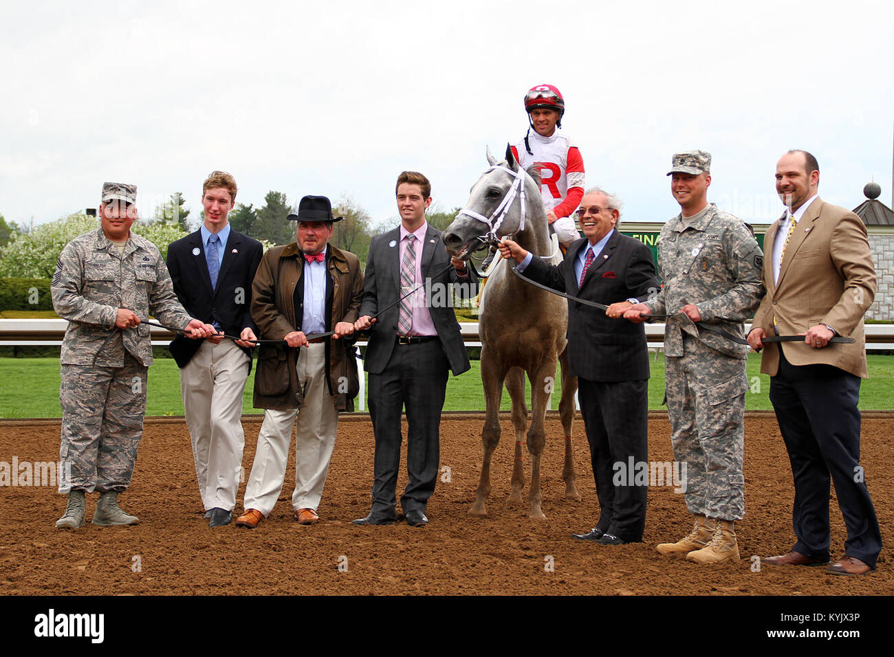 Military Appreciation Day at Keeneland in Lexington, Ky., April 19 ...