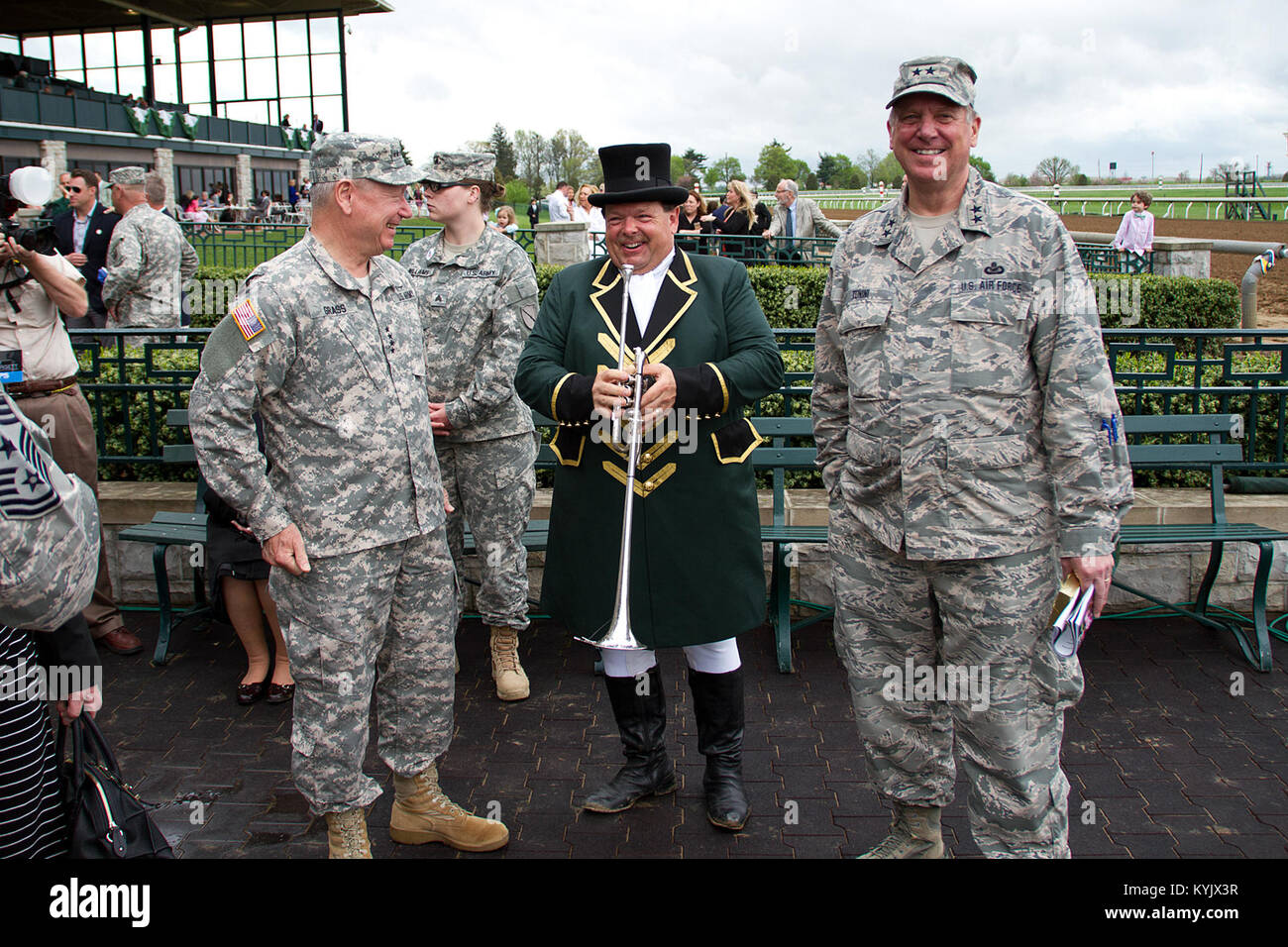 Gen. Frank J. Grass, Chief, National Guard Bureau and Maj. Gen. Edward ...