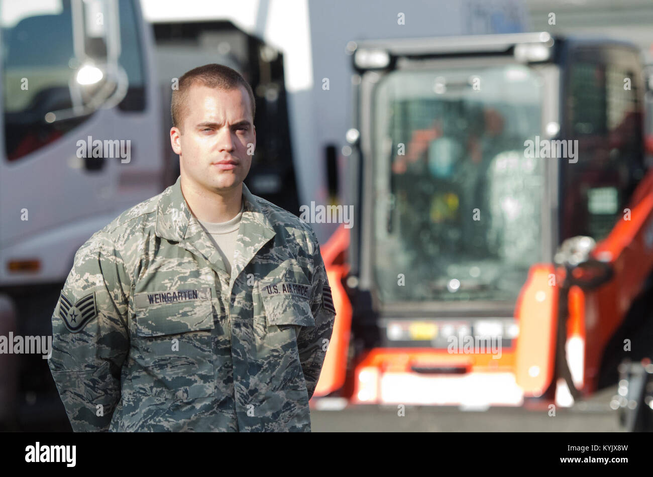 Staff Sgt. Matthew Weingarten, an operation management specialist in ...