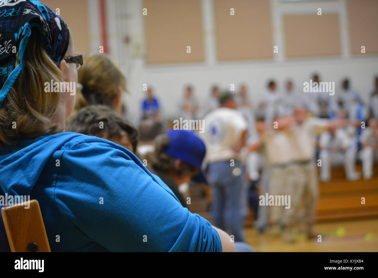 US military National Guard sports event Stock Photo - Alamy