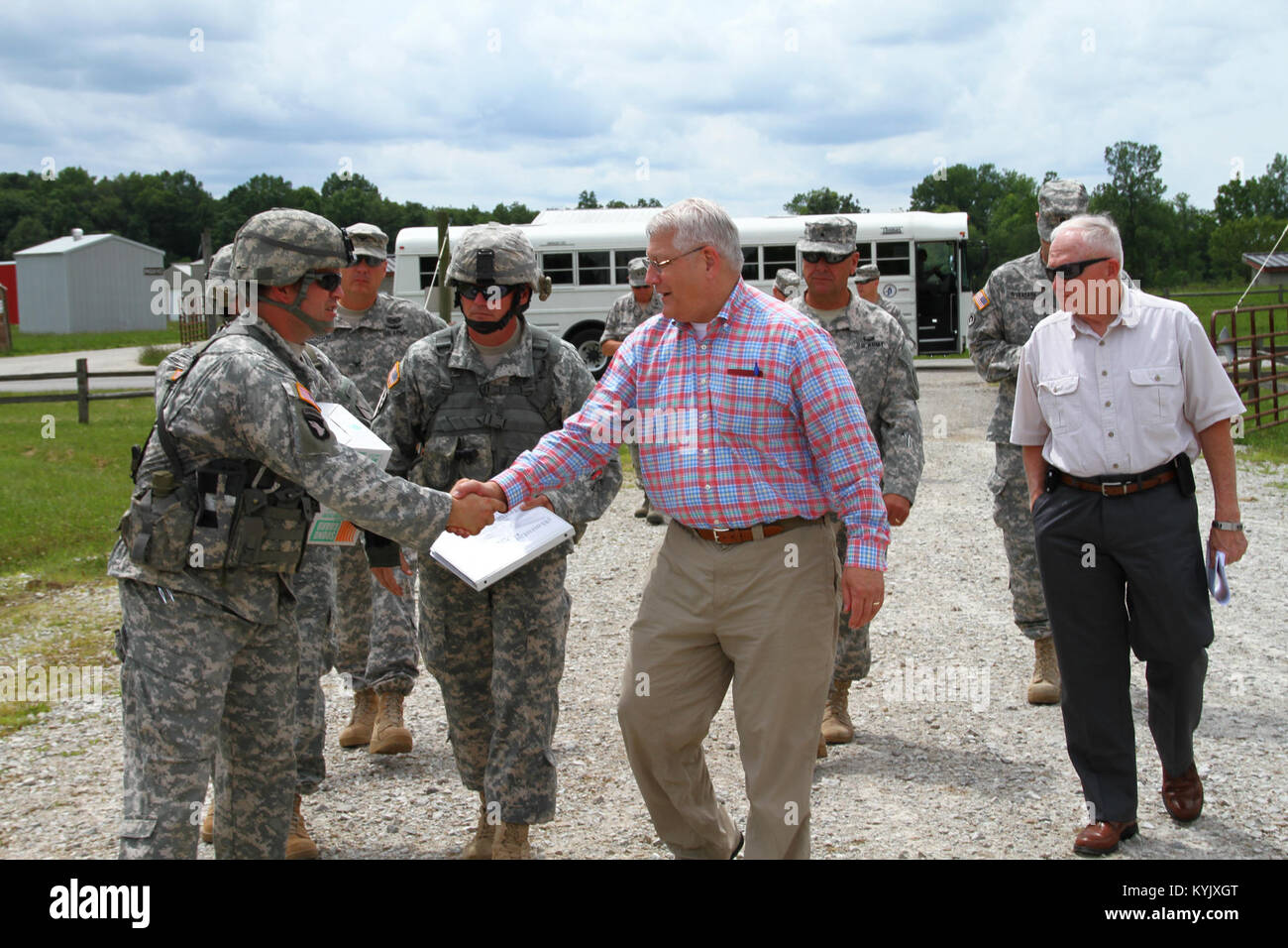Retired Army Gen. Carter Ham and Members of the National Commission on ...