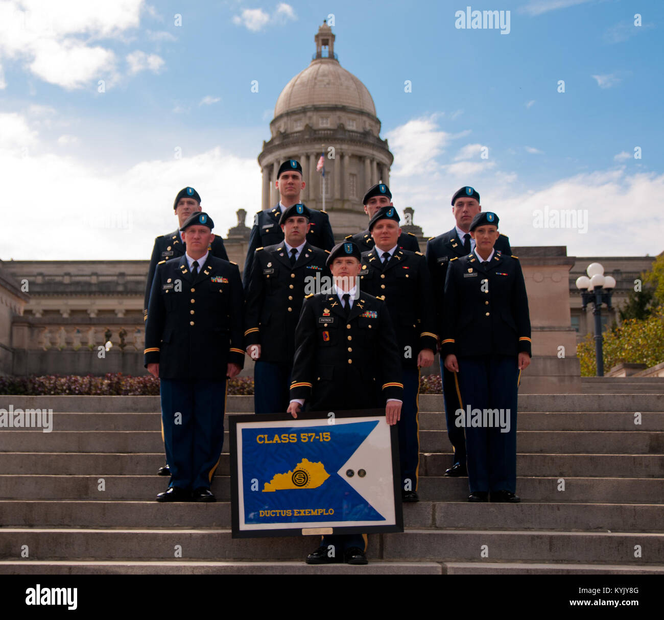 US military promotion ceremony Stock Photo - Alamy