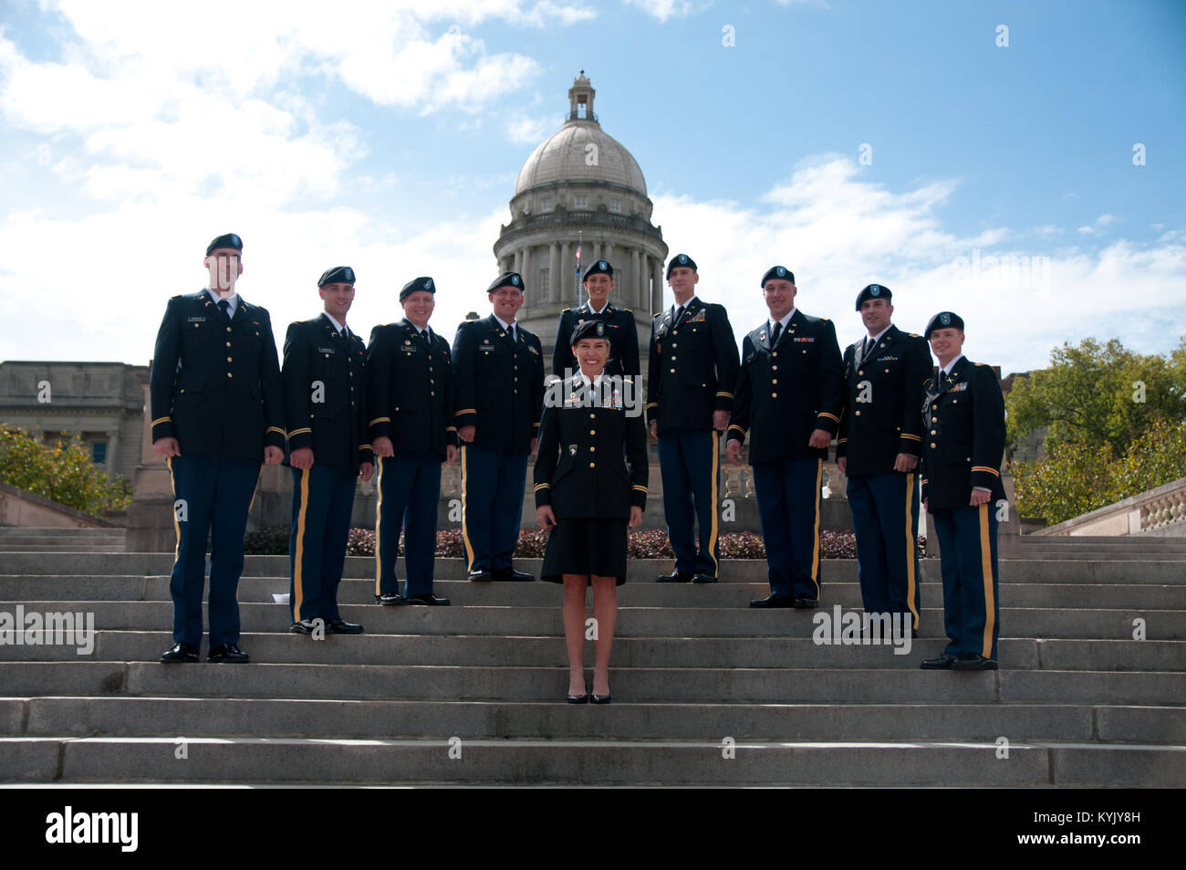 US military promotion ceremony Stock Photo - Alamy