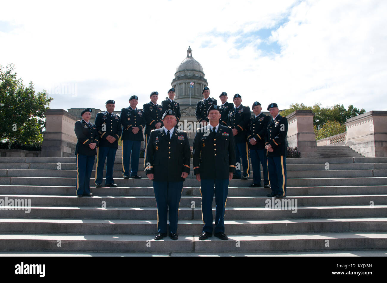 US military promotion ceremony Stock Photo - Alamy