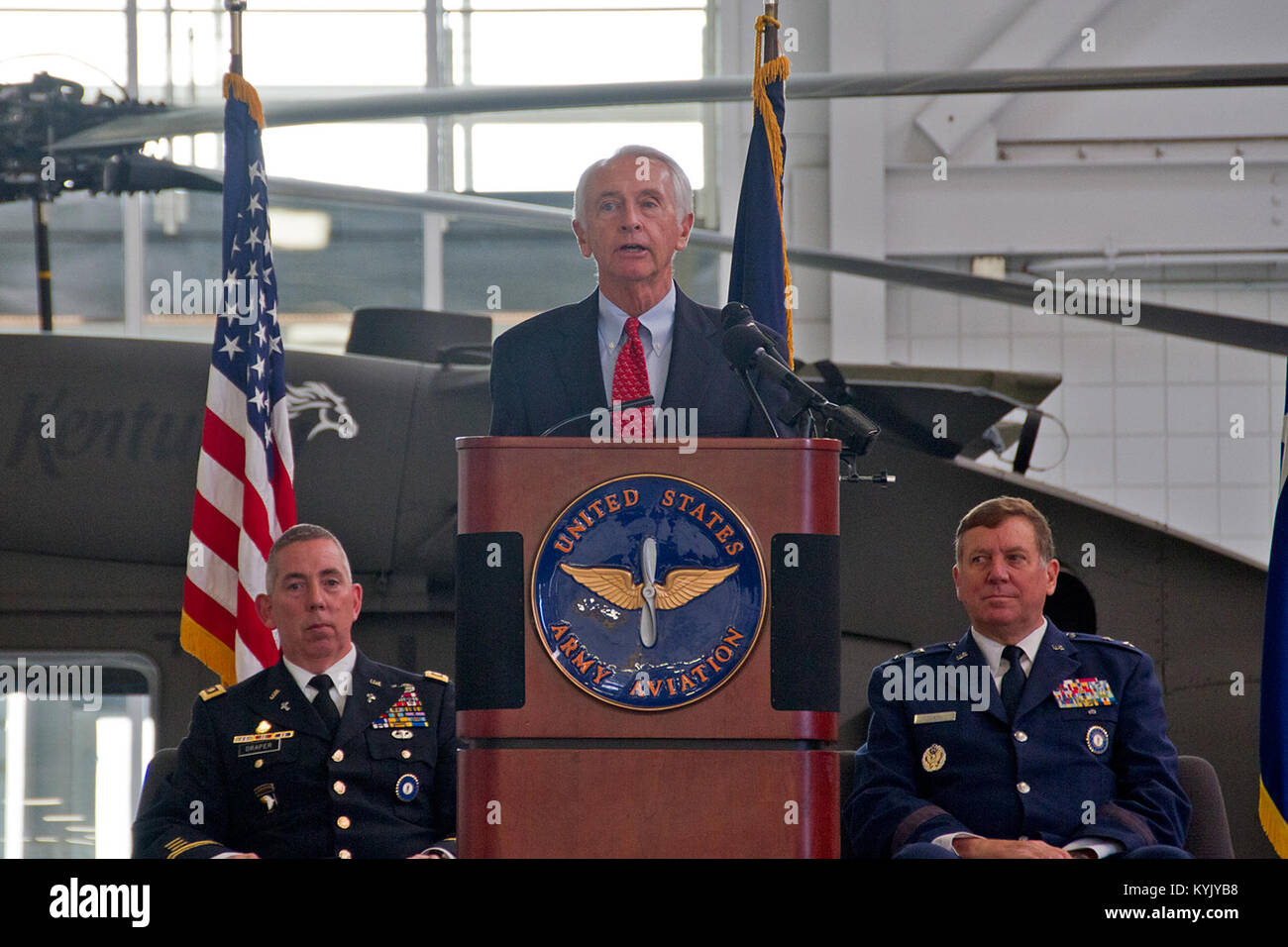 Gov. Steve Beshear speaks during the ribbon-cutting ceremony at the ...