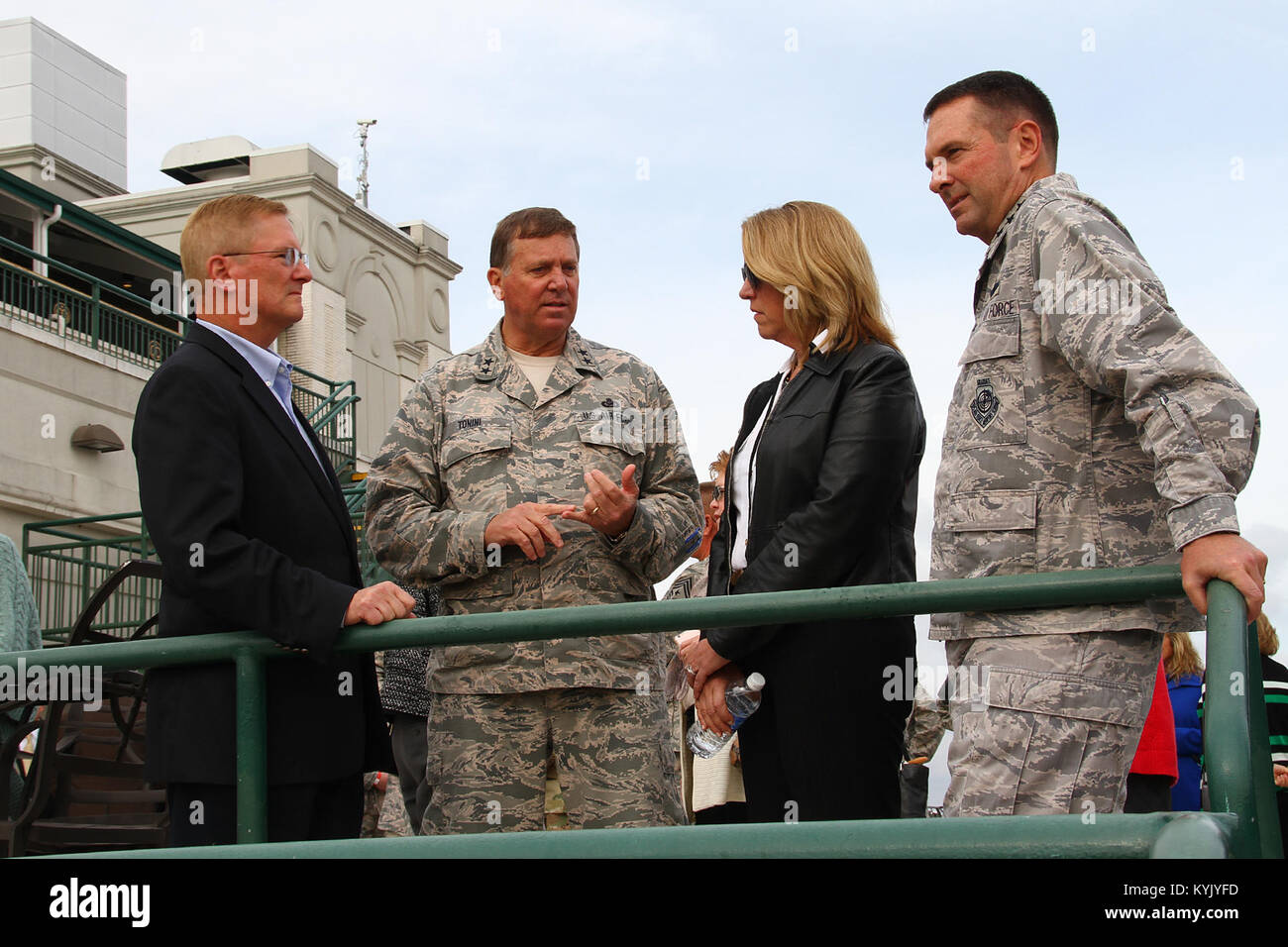 Secretary of the Air Force Deborah Lee James joined Maj. Gen. Edward W ...