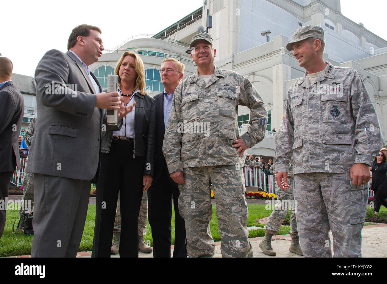 Secretary of the Air Force Deborah Lee James joined Maj. Gen. Edward W ...