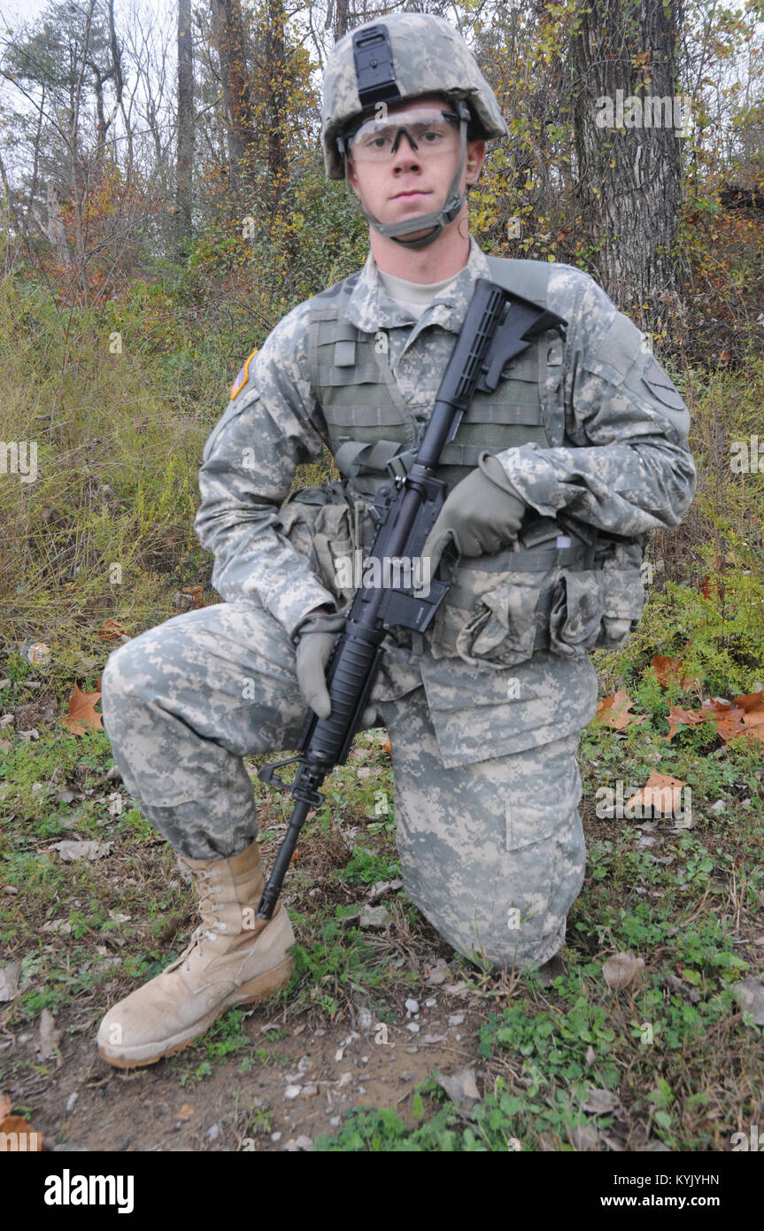 Kentucky National Guard Spc. Jacob Heath, a medic assigned to ...