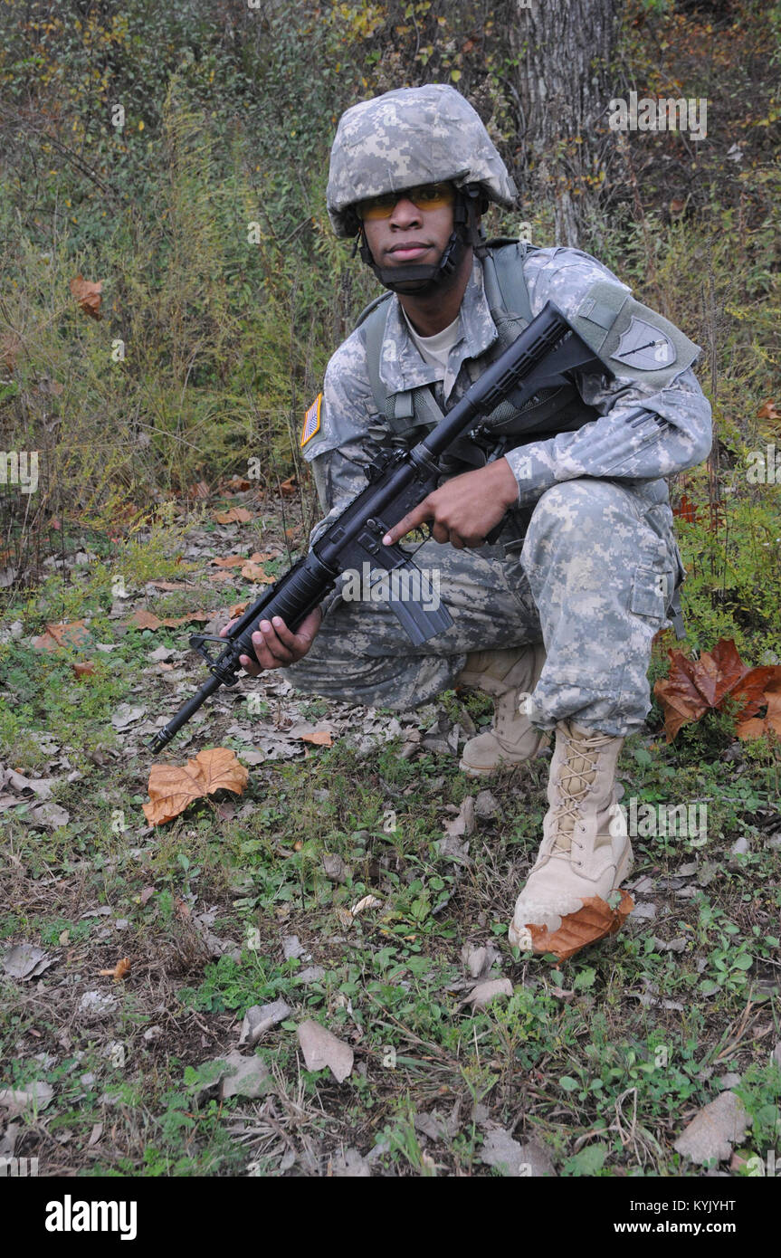 Kentucky National Guard Sgt. Christopher Martin, an automated logistics ...