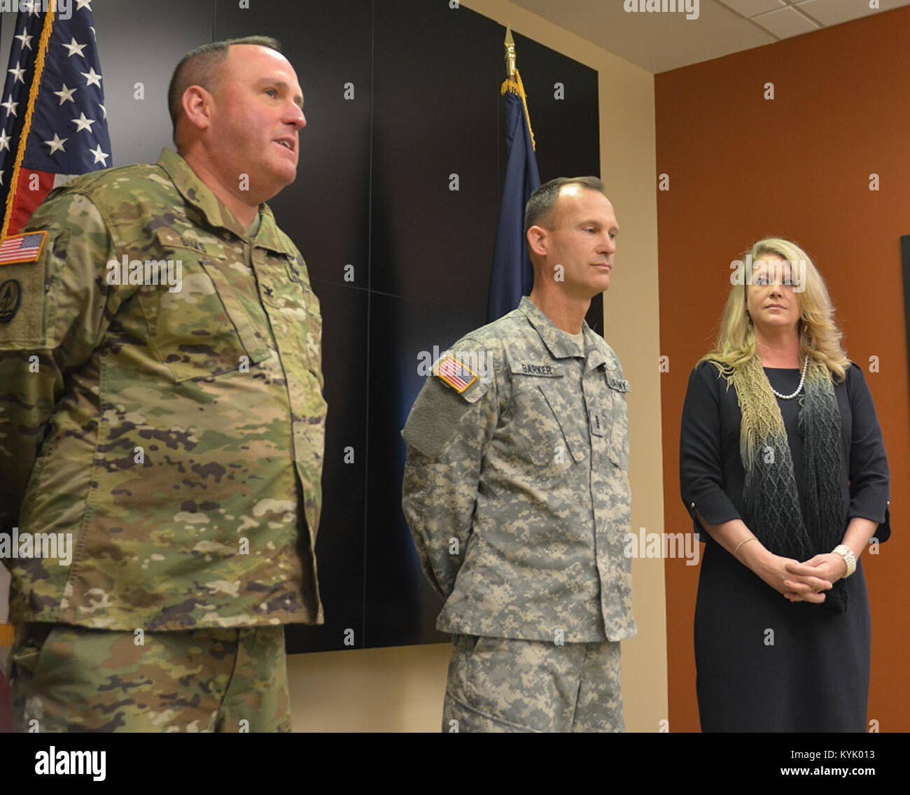Col Tony Sims recognized Chief Warrant Officer Five Dave Barker as the ...