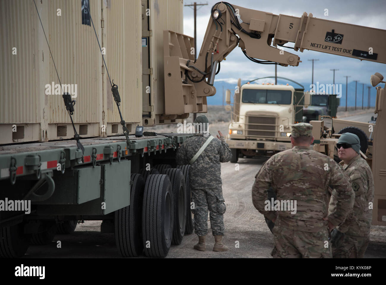 Soldiers from the U.S. Army’s 688th Rapid Port Opening Element secure ...