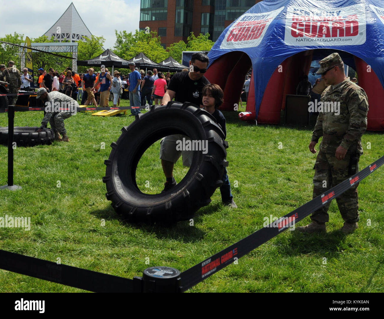 Father son participate in hi-res stock photography and images - Alamy