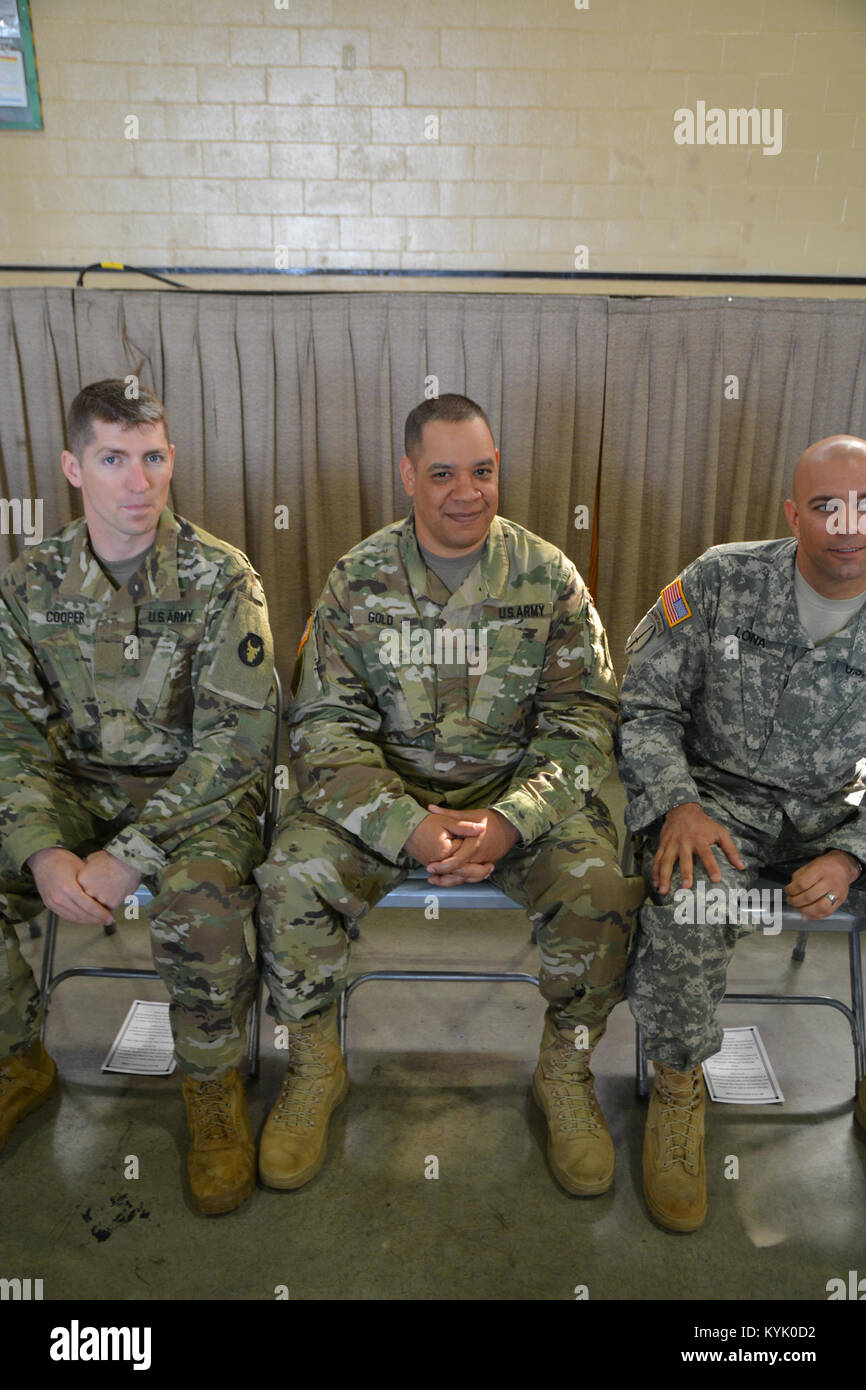 WOC George Gold prepares to receive his commission as a Warrant Officer ...