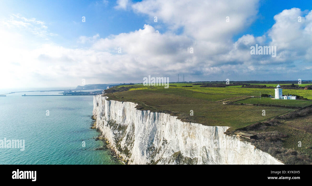 Dover port aerial hi-res stock photography and images - Alamy