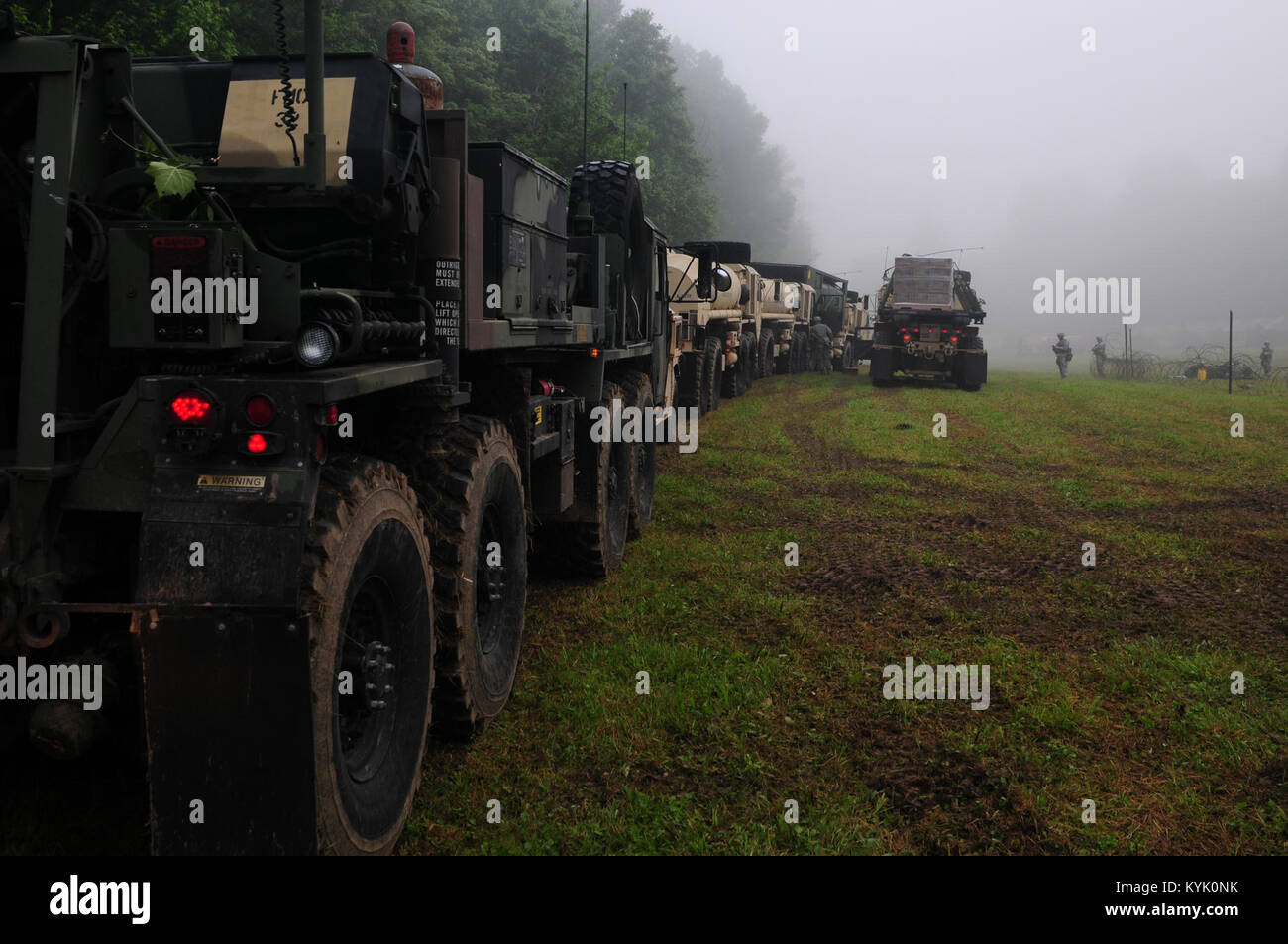 US Army National Guard training with armored vehicle Stock Photo - Alamy
