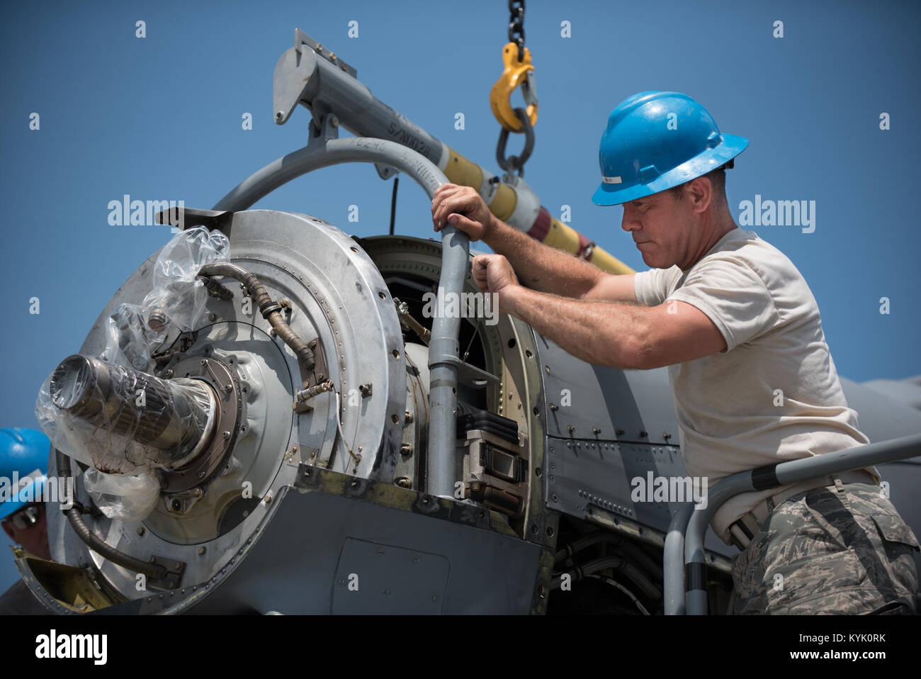 U.S. Air Force Tech. Sgt. Alan Broadus, a propulsion mechanic from the ...