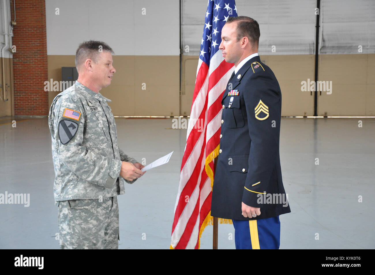 US military awards ceremony Stock Photo - Alamy