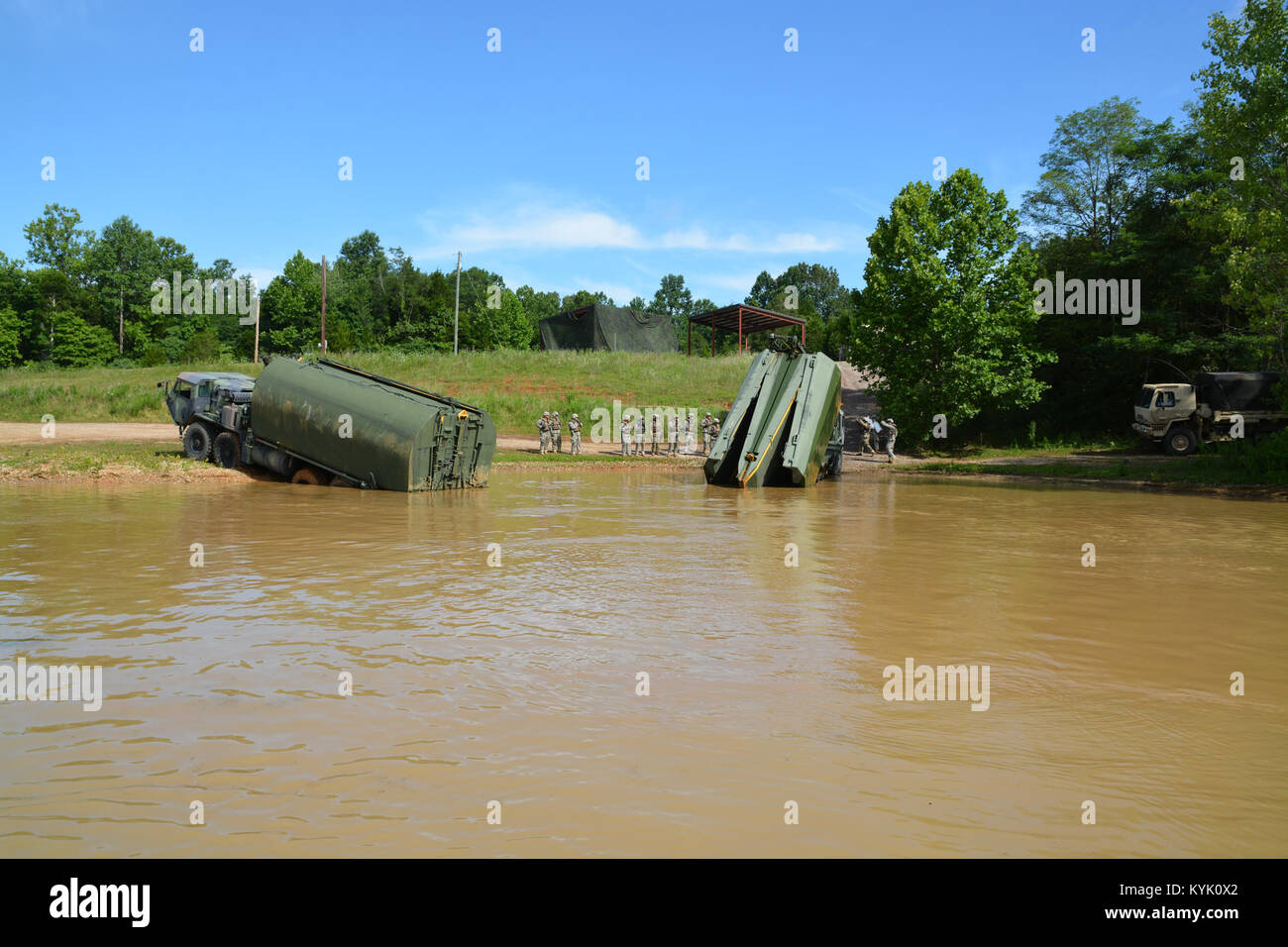 M1977 Common Bridge Transporter (CBT) belonging to the 2061st Multi ...