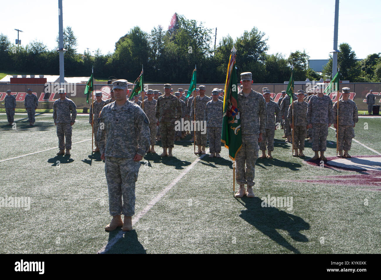 US Army National Guard parade and ceremony Stock Photo - Alamy