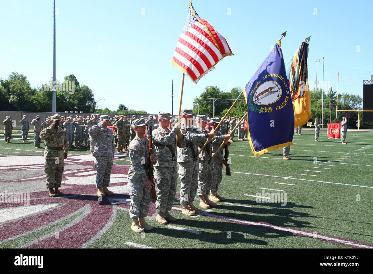 The 149th Maneuver Enhancement Brigade (MEB) conducted a change of ...