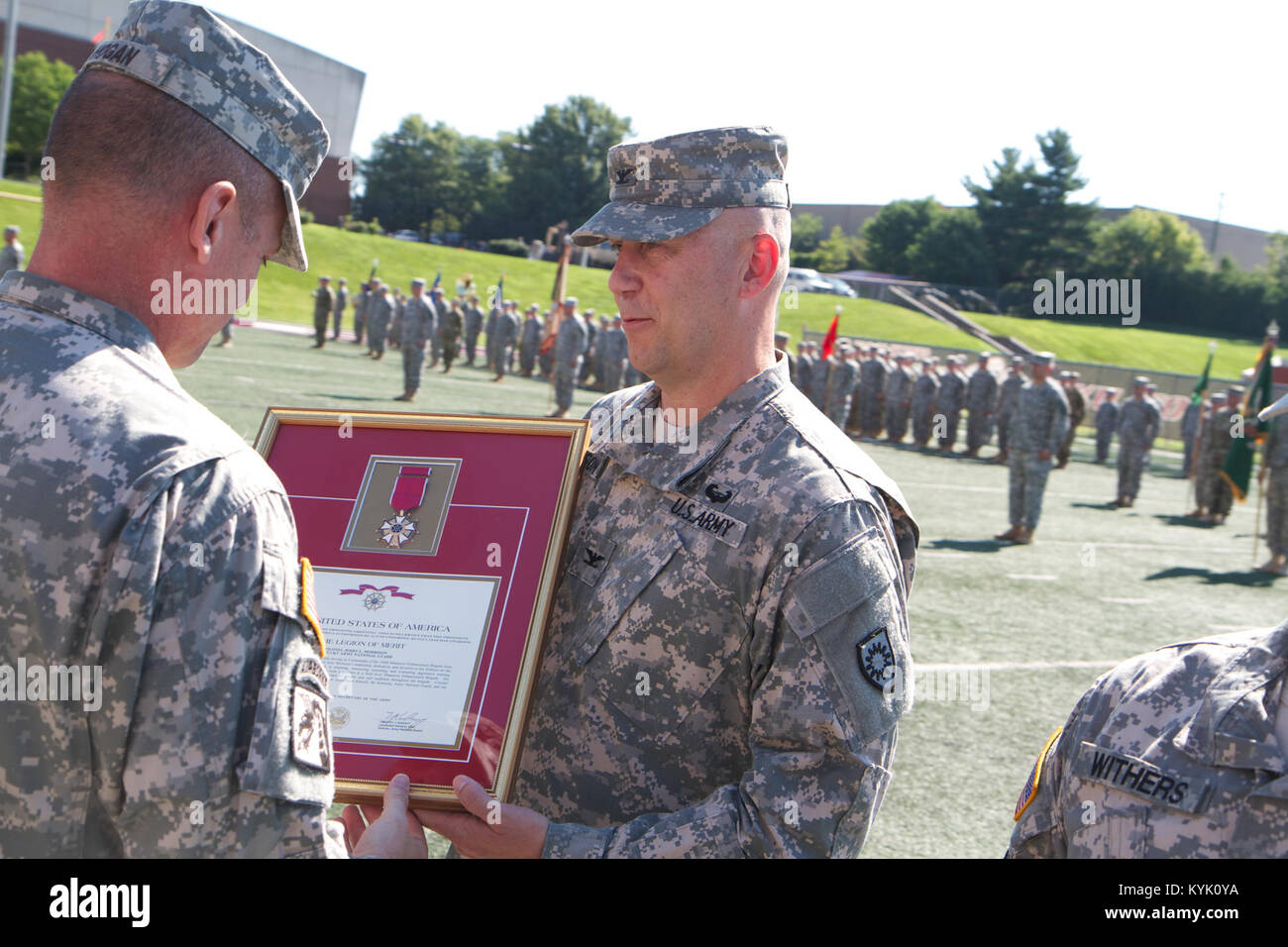 US military awards ceremony Stock Photo - Alamy