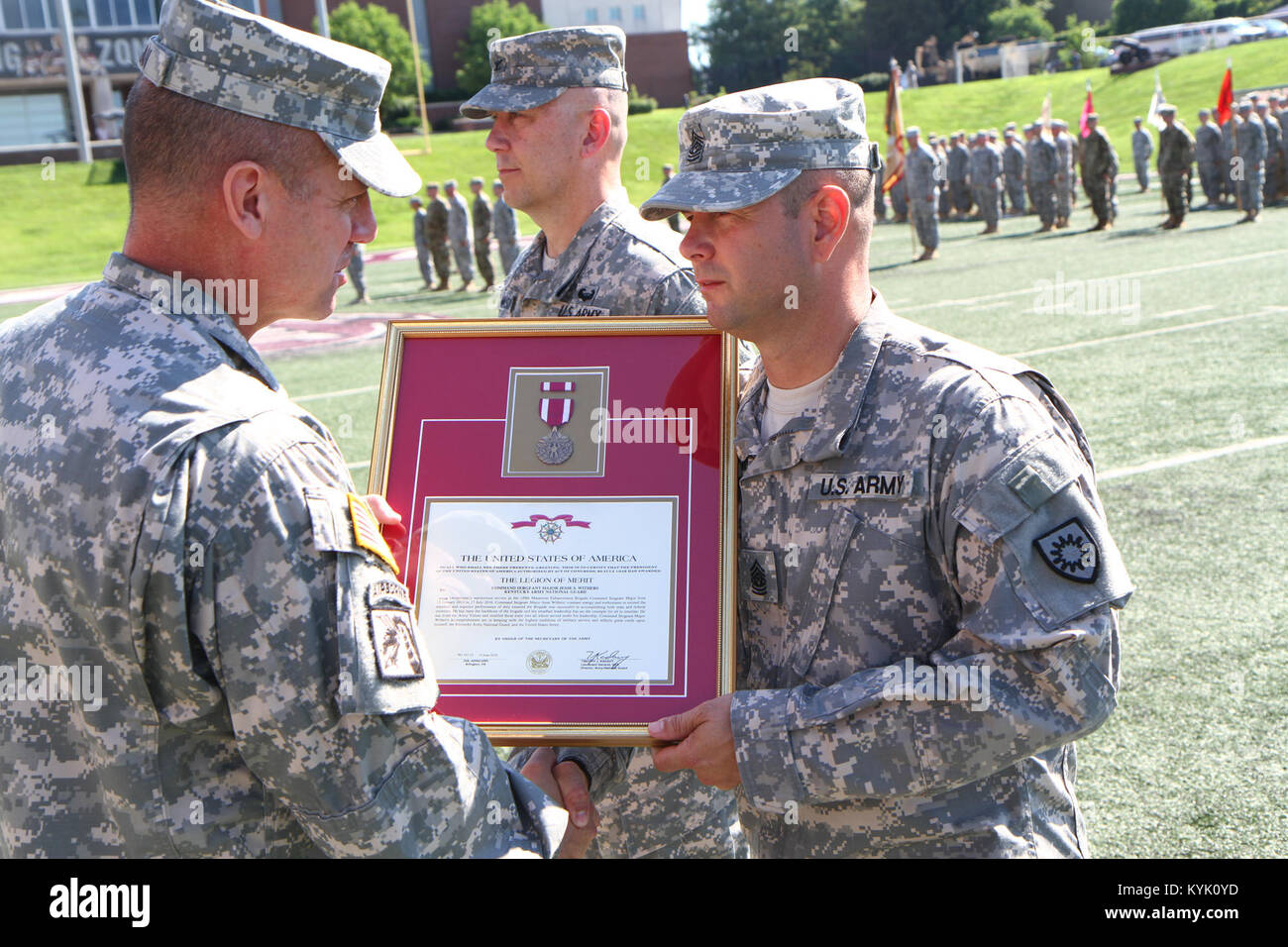 The 149th Maneuver Enhancement Brigade (MEB) conducted a change of ...