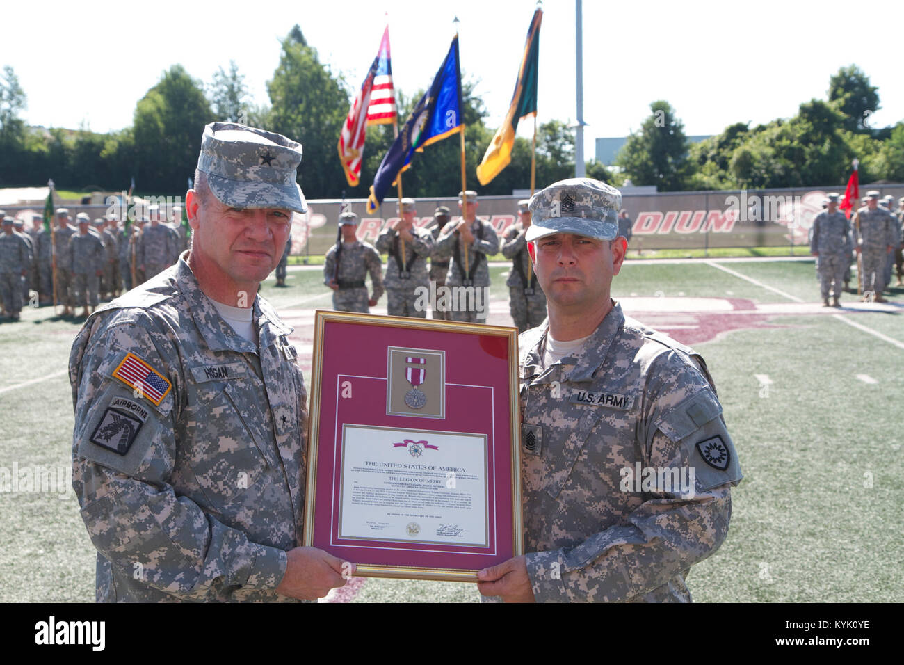 US military awards ceremony Stock Photo - Alamy