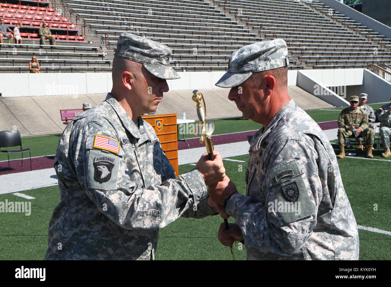 The 149th Maneuver Enhancement Brigade (MEB) conducted a change of ...