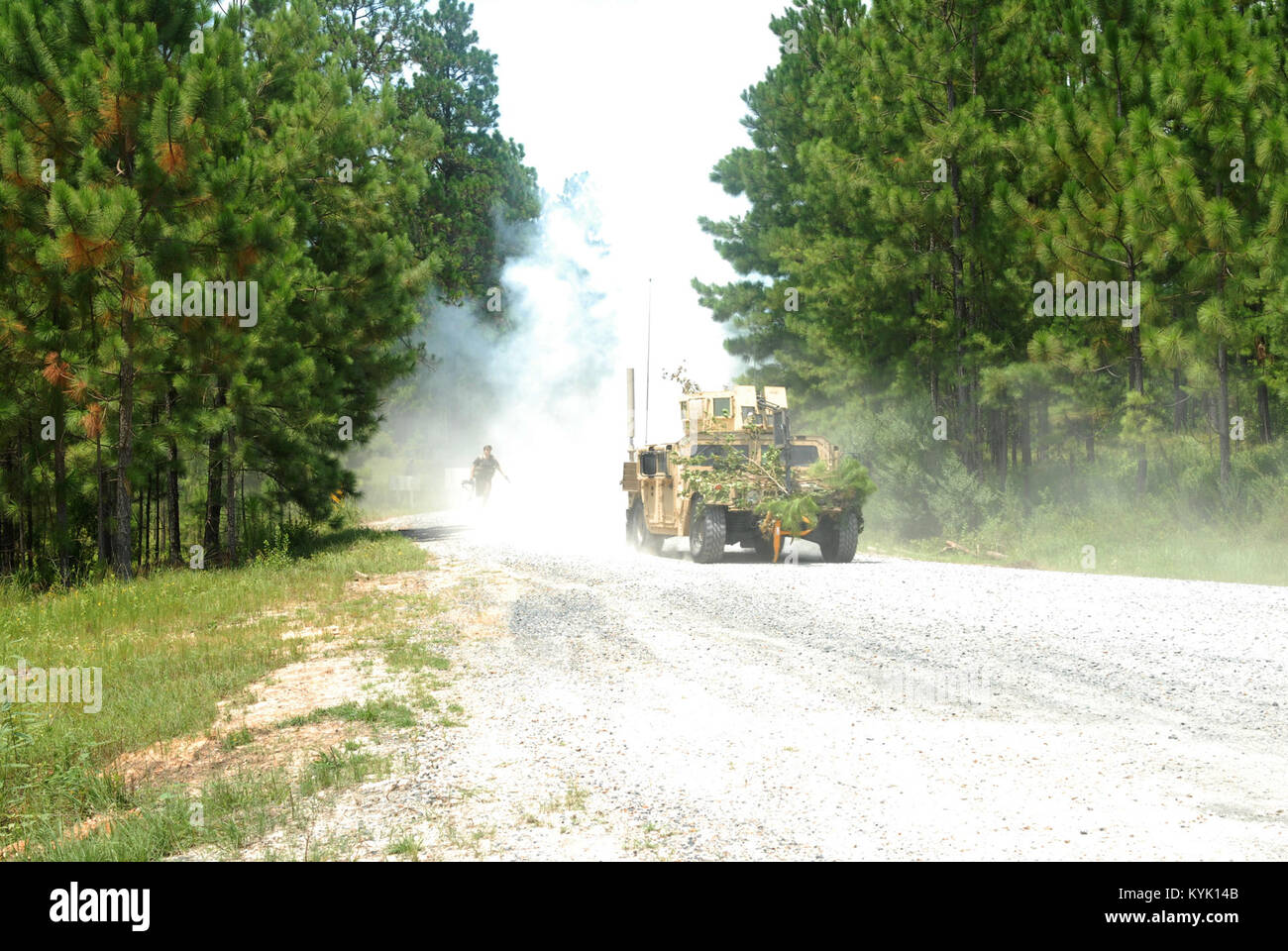US Army National Guard training with armored vehicle Stock Photo - Alamy