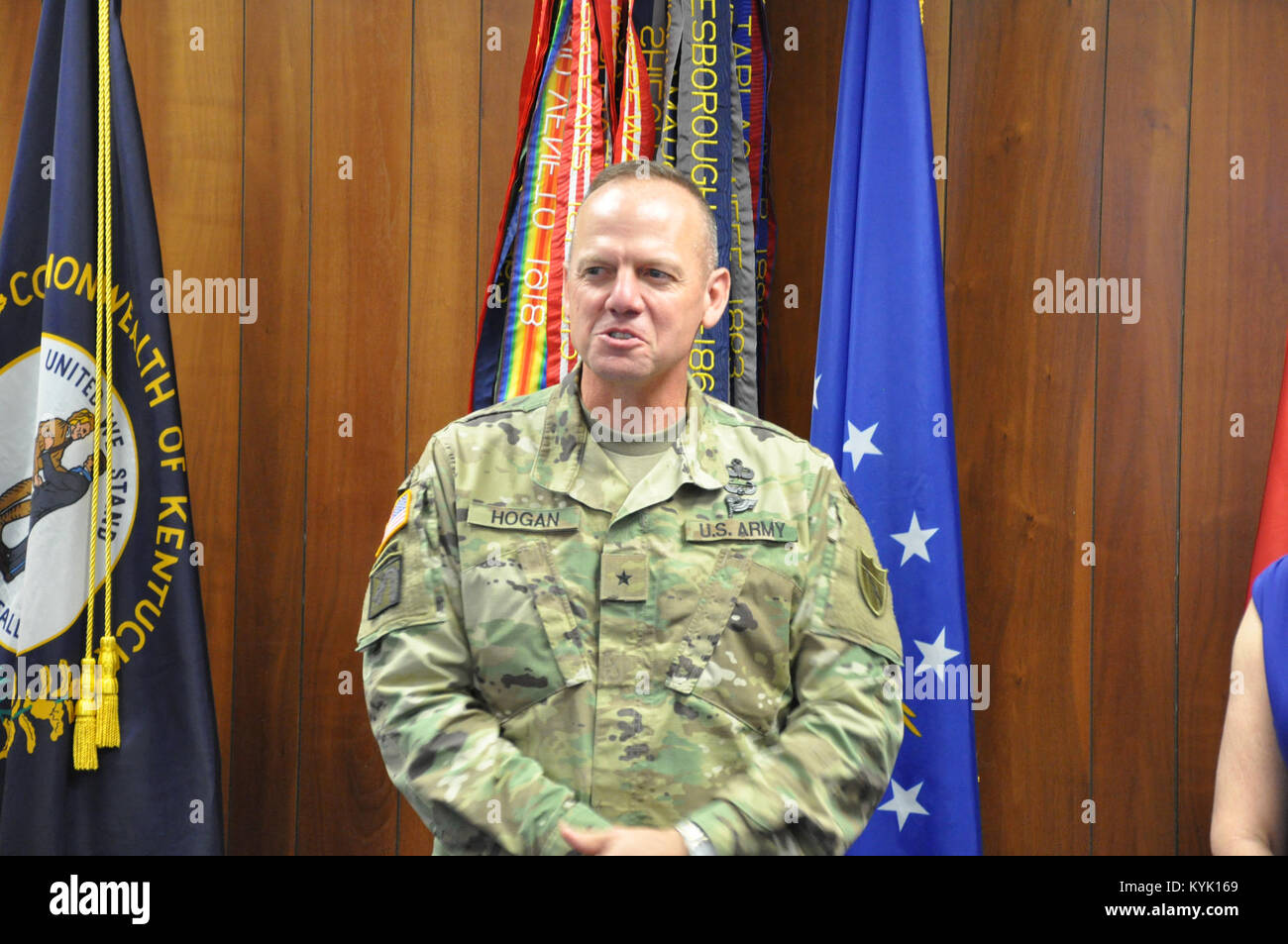 US military promotion ceremony Stock Photo - Alamy