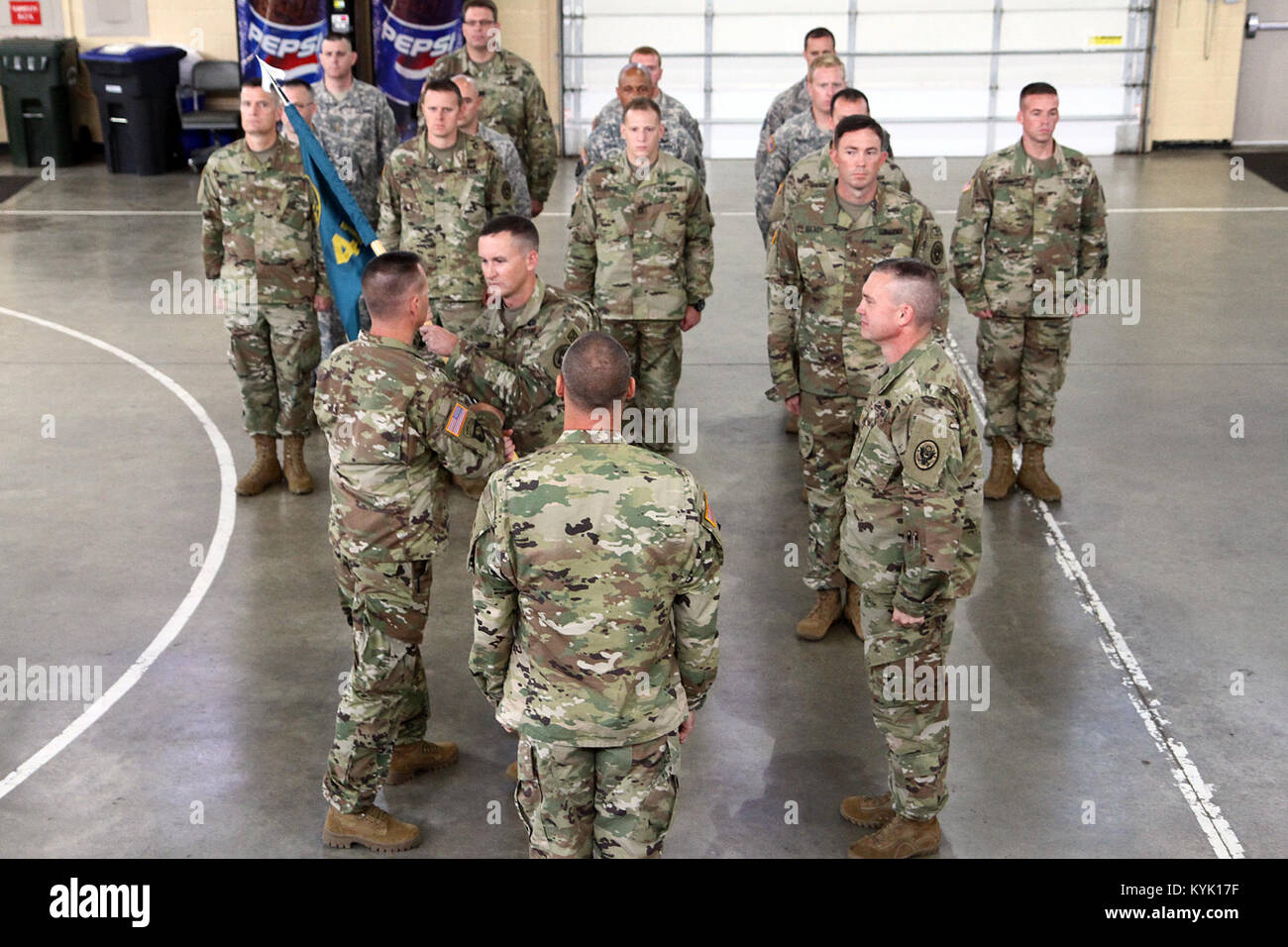 Maj. Joseph Whitt takes charge of the 41st Civil Support Team during a ...