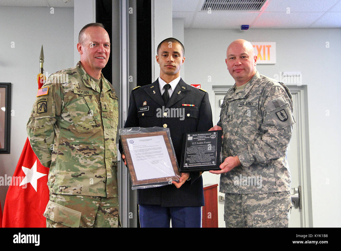 1st Lt. Andre Foster receives State Multifunctional Logistics Award ...