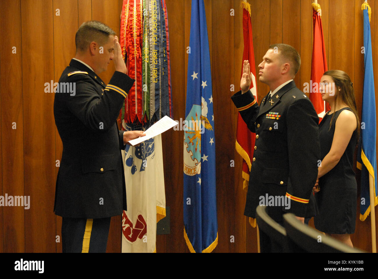 US military promotion ceremony Stock Photo - Alamy